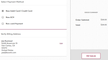 Save payment information – Help Center